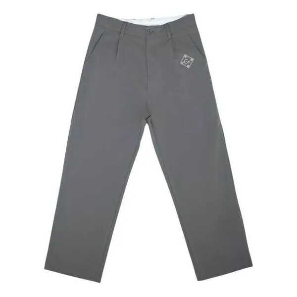 HOUSE OF CENMAR Straight Leg Pants - Grey
