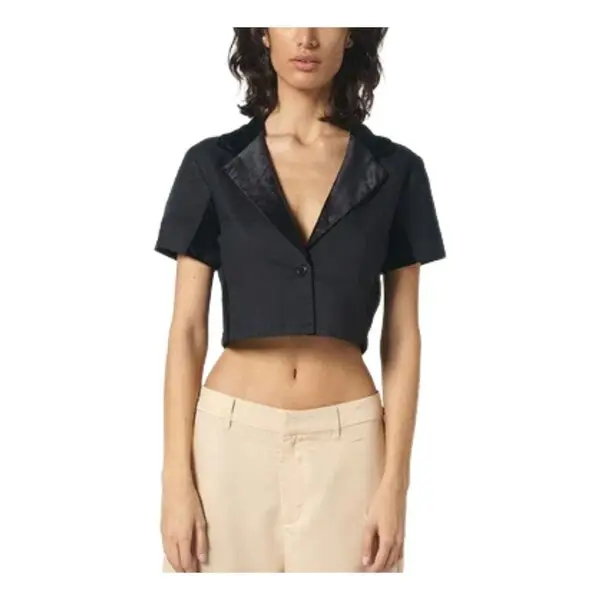 HOUSE OF CENMAR Cropped Shirt