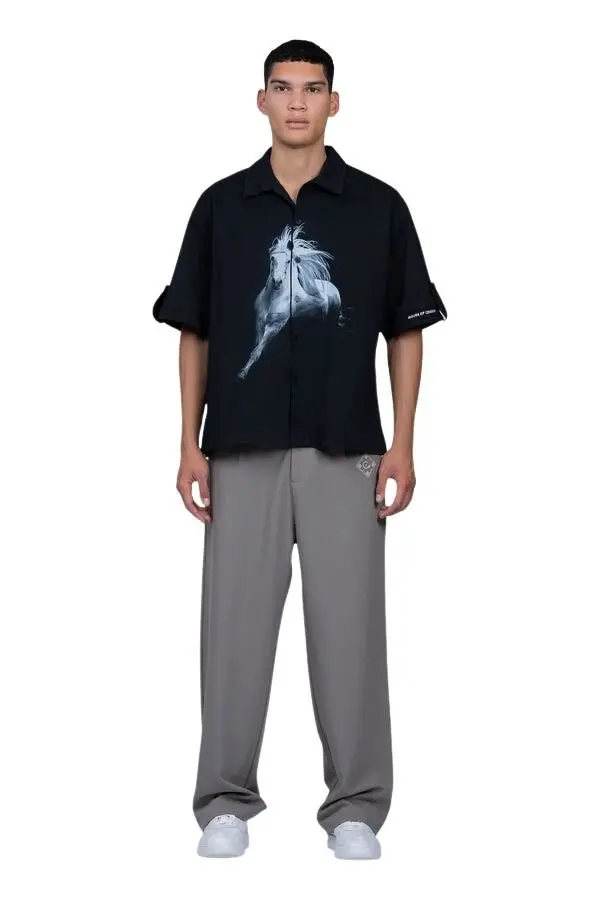 HOUSE OF CENMAR Shirt With Cenmar Horse Artwork