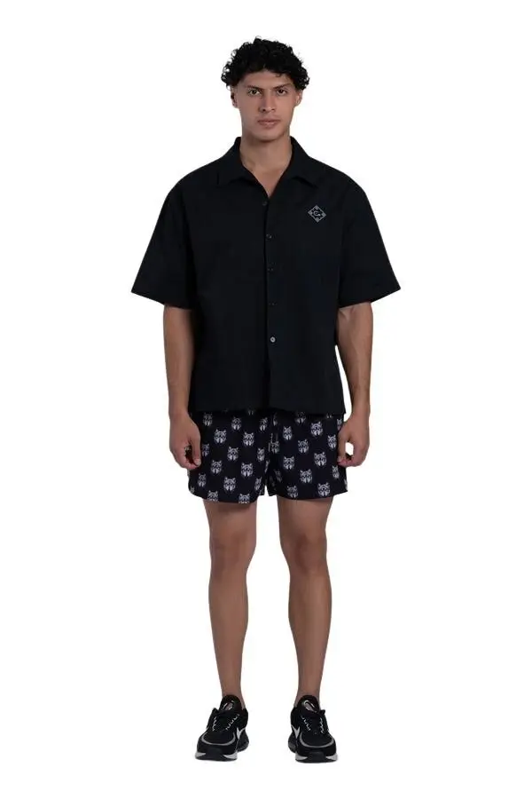 HOUSE OF CENMAR Wolf Artwork Shorts