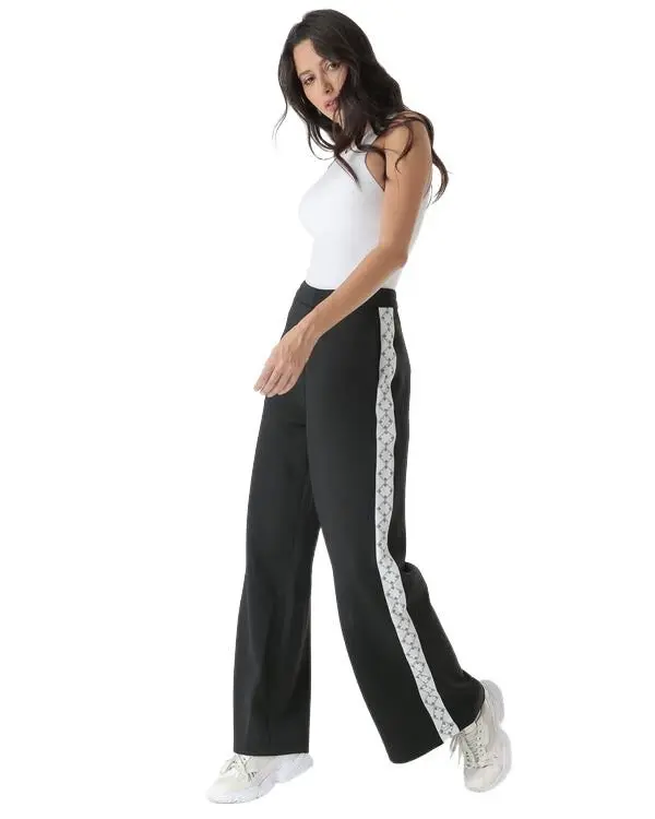 HOUSE OF CENMAR High Waist Pattern Trousers