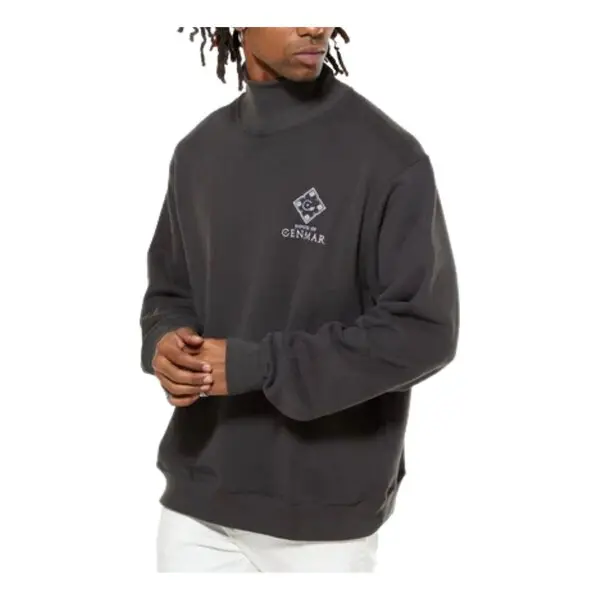 HOUSE OF CENMAR High Collar Pullover
