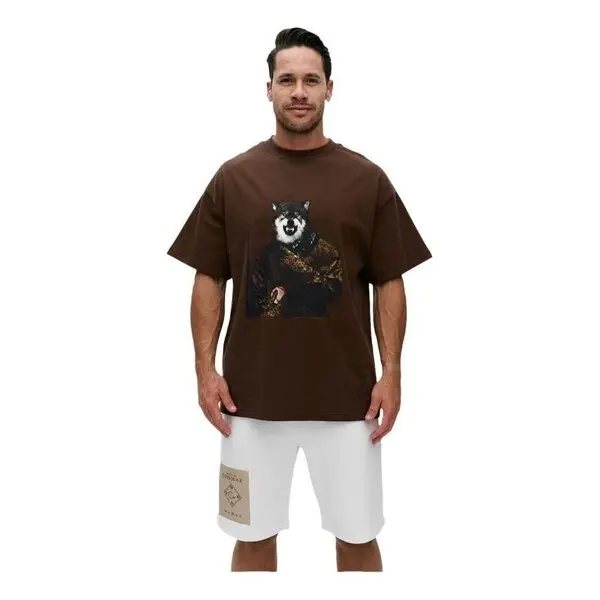 HOUSE OF CENMAR Wolf Printed T-shirt