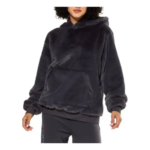 HOUSE OF CENMAR Fur Hoodie - Grey
