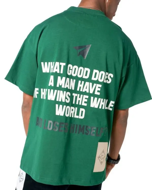 HOUSE OF CENMAR T-shirt With Printed Quote