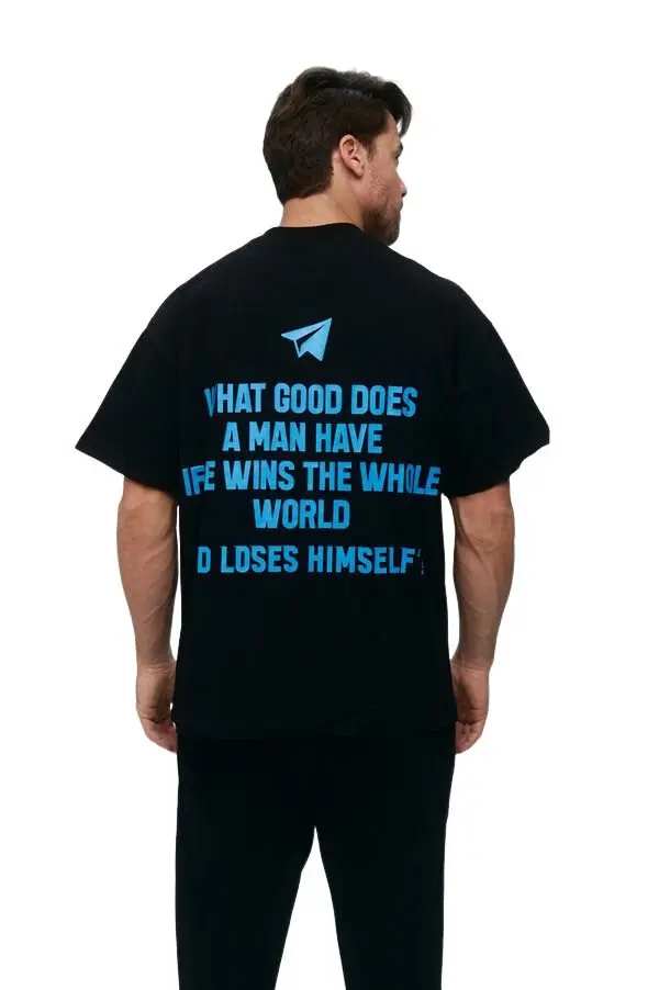 HOUSE OF CENMAR T-shirt With Quote Print