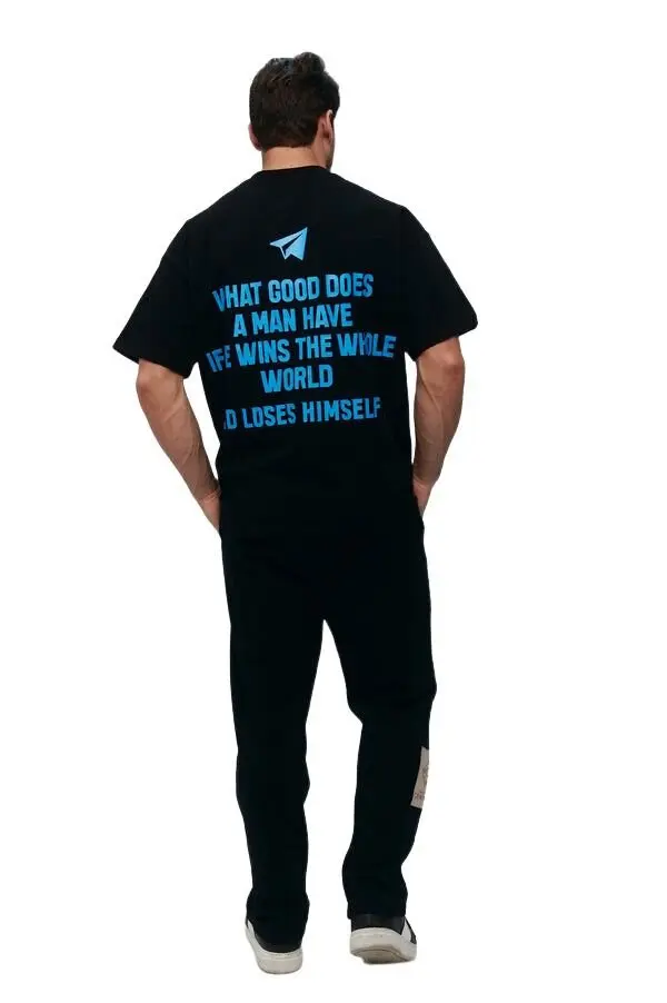 HOUSE OF CENMAR T-shirt With Quote Print