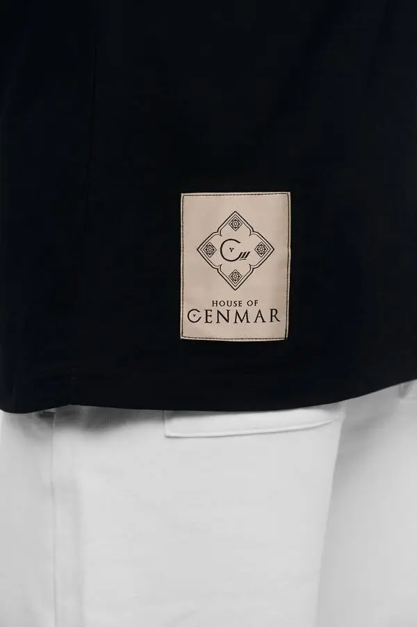 HOUSE OF CENMAR T-shirt With Artwork Print And Patch