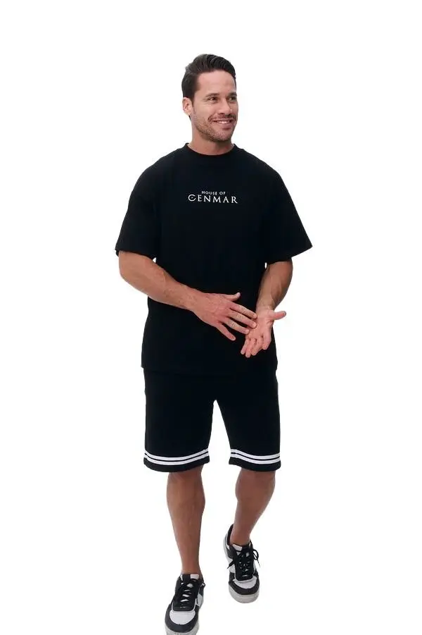 HOUSE OF CENMAR Plain Loose Fit T-shirt