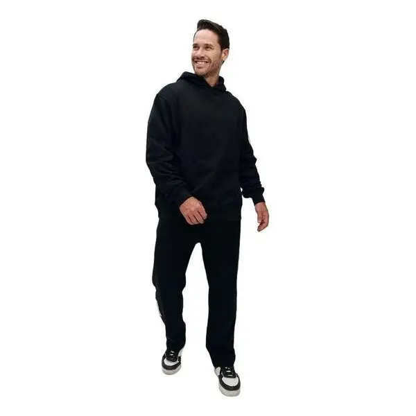 HOUSE OF CENMAR Hoodie With Cenmar Patch - Black