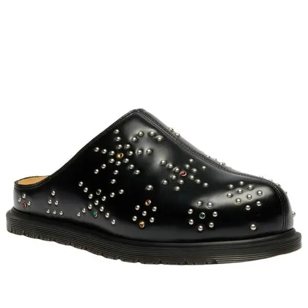 Dr. Martens San Leather Studded Mules