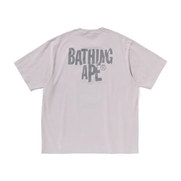 A BATHING APE Heavy Washed Ape Head Relaxed Fit T-shirt