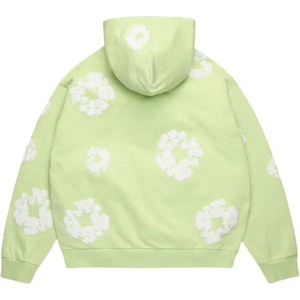 DENIM TEARS Cotton Wreath Zip Hoodie