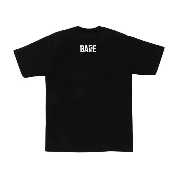 A BATHING APE Map Camo Ape Head Shark T-shirt 'black Multicolor - Black/multicolor