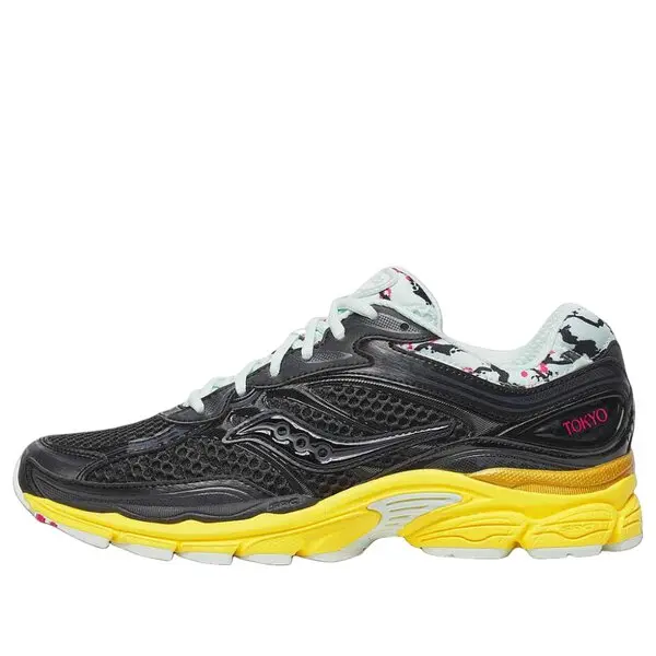Saucony Progrid Omni Tokyo Athletic Sneakers - Black/fleur