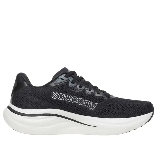 Saucony Ride 19 Athletic Sneakers - Black/silver