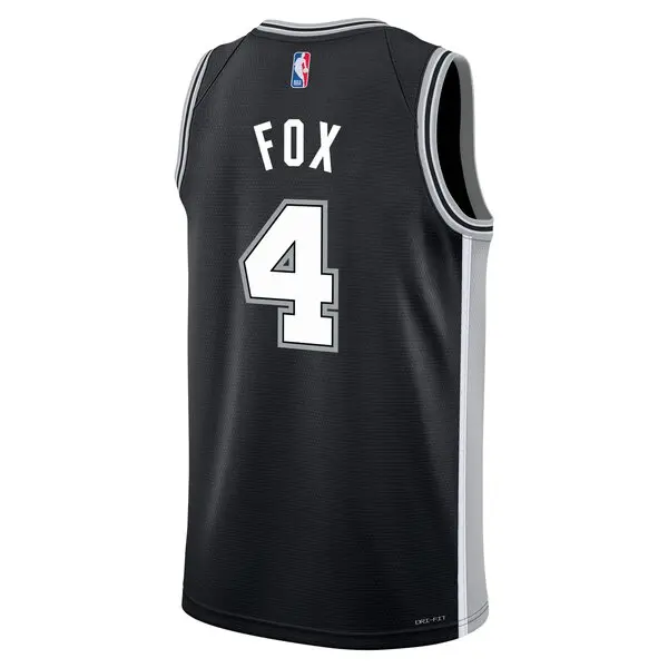Nike Nba De'aaron Fox San Antonio Spurs Icon Edition Swingman Jersey