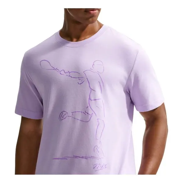 Nike Court Dri-fit T-shirt - Violet Mist