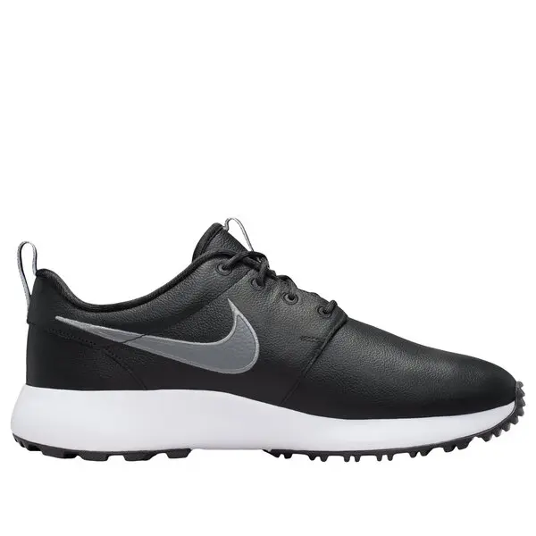 Nike Roshe Golf Shoes - Black/white/smoke Grey