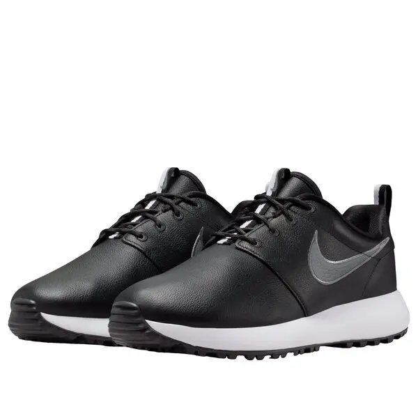 Nike Roshe Golf Shoes - Black/white/smoke Grey