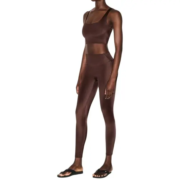 Nike X Skims Shine High-waisted Bonded 26 Leggings