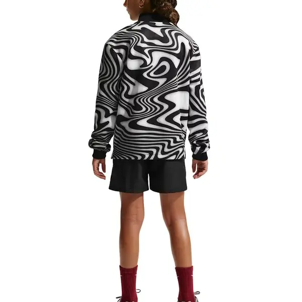 Nike Brazil Hollywood Keeper Dri-fit Soccer Jersey 'black Volt