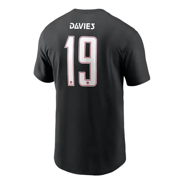 Nike Alphonso Davies Team Canada T-shirt - Black