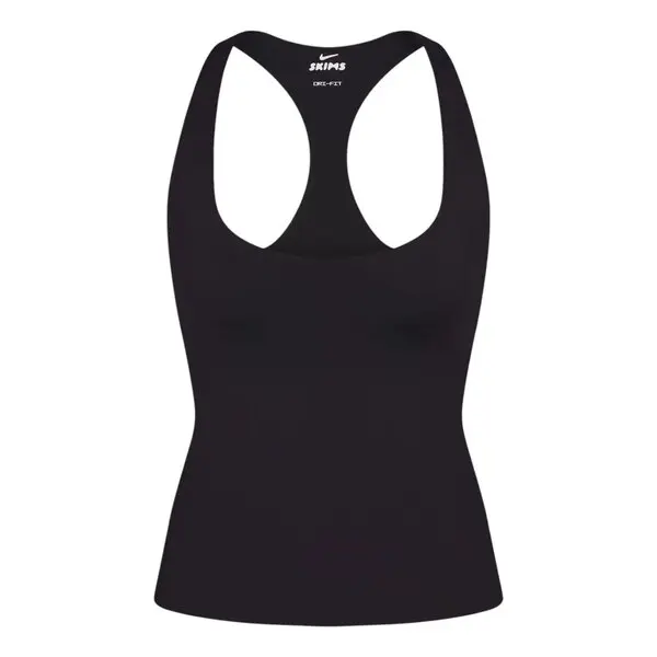 Nike X Skims Matte Racerback Tank - Obsidian