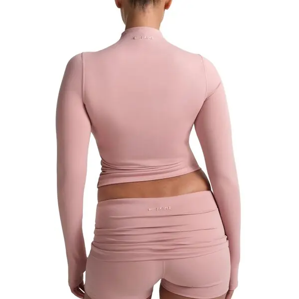 Nike X Skims Matte Zip Front Top