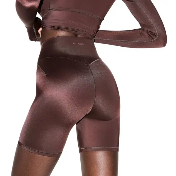 Nike X Skims Shine High-waisted 5 Biker Shorts