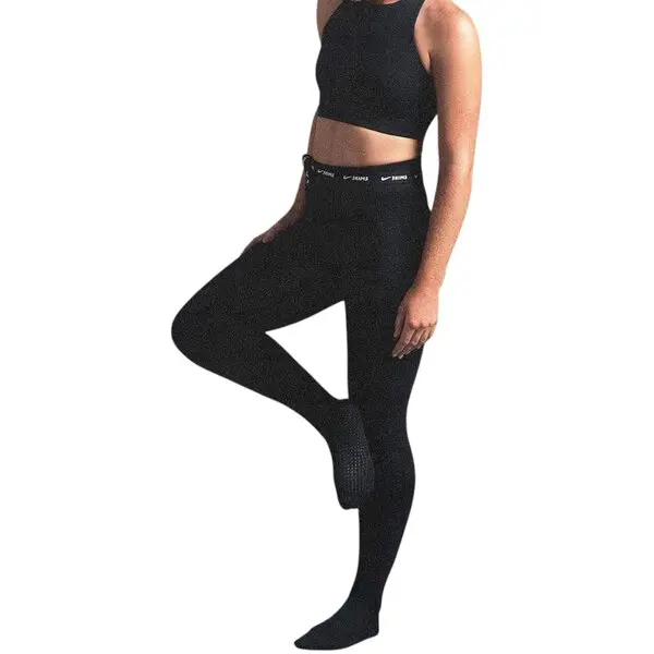 Nike X Skims Matte High-waisted Footsie Grip Leggings