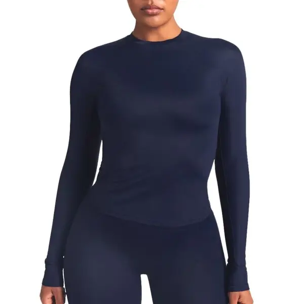 Nike X Skims Shine Long Sleeve Crew Neck Top