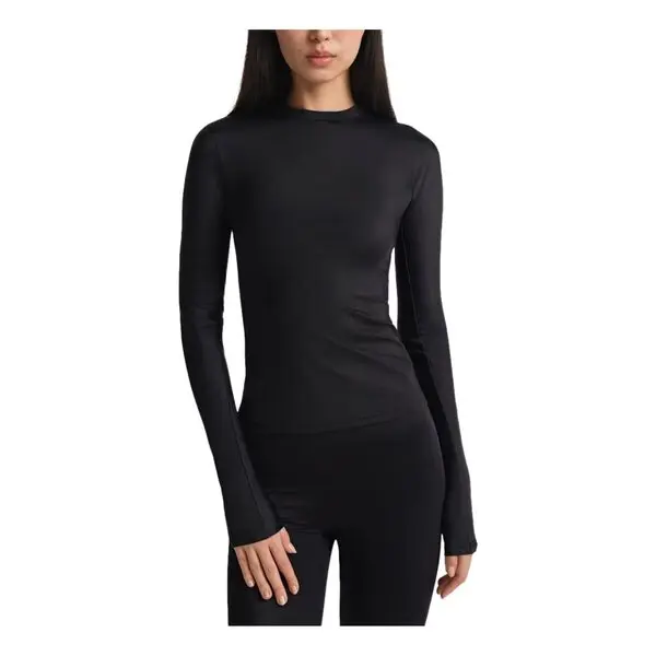 Nike X Skims Long-sleeve Crew-neck Top - Obsidan