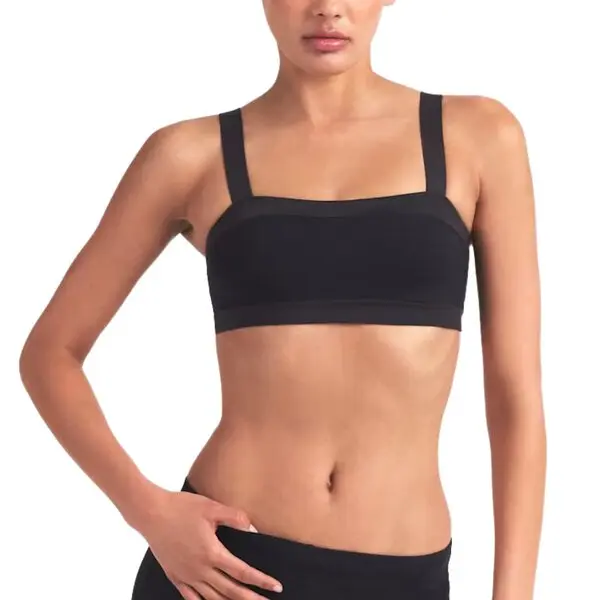 Nike X Skims Matte Shine Mix Straight-neck Bra