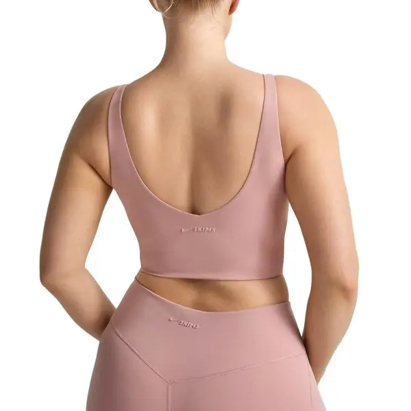 Nike X Skims Matte V-neck Bra Top - Himalayan