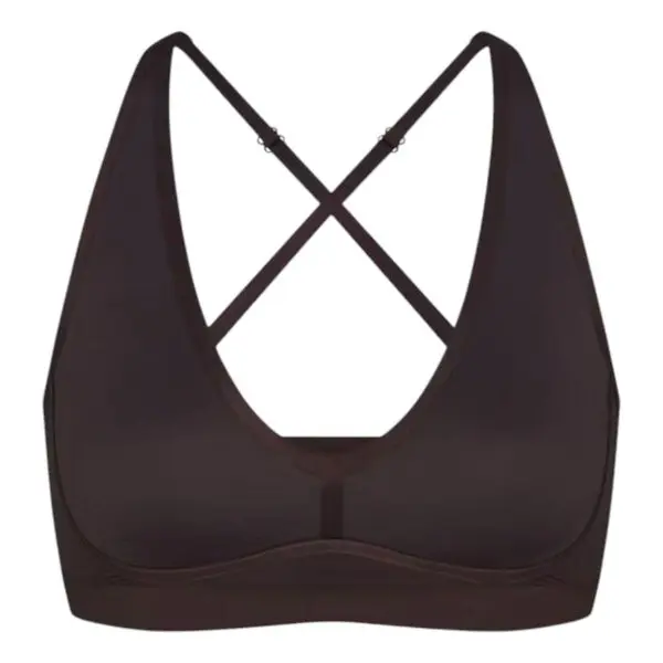 Nike X Skims Shine V-neck Bra