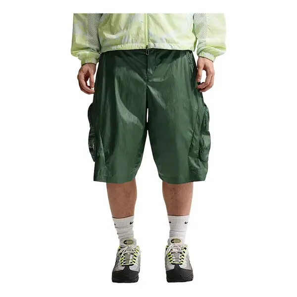 Nike Project F.r.o.g. Woven Pod Cargo Shorts - Fir/barely Volt/barely Green