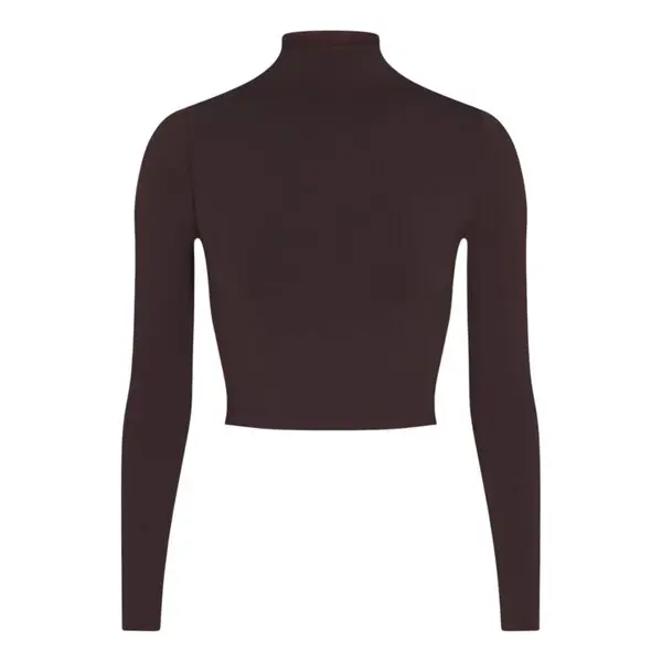 Nike X Skims Vintage Seamless Mock-neck Crop Bra