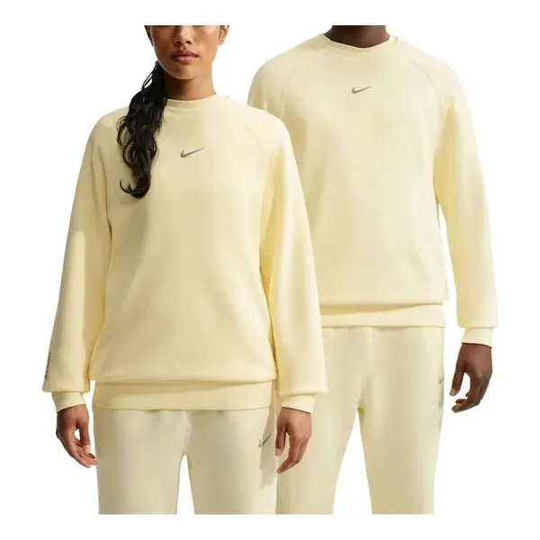 Nike X Nocta Fleece Cs Crew 'alabaster Stealth - Alabaster/stealth