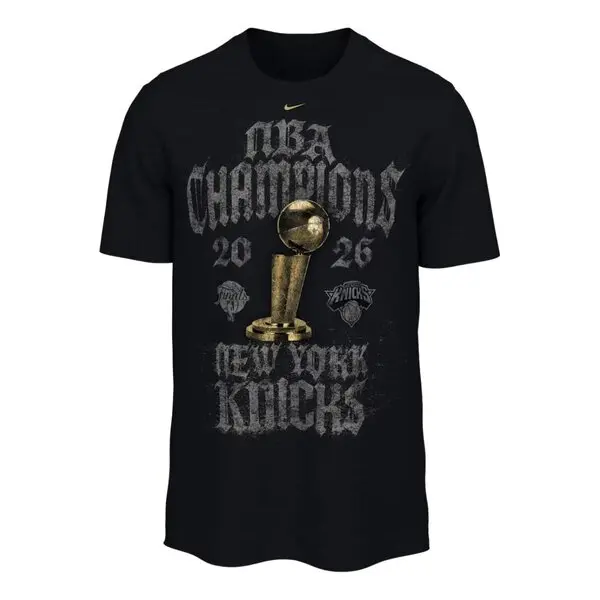 Nike New York Knicks 2025-26 Champions T-shirt - Black