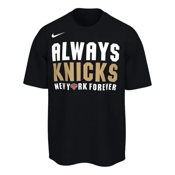 Nike New York Knicks 2025-26 Champions T-shirt 'always Knicks - Black