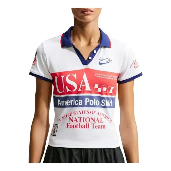 Nike X Usa X V.a.a. Cryoshot Polo Shirt - White