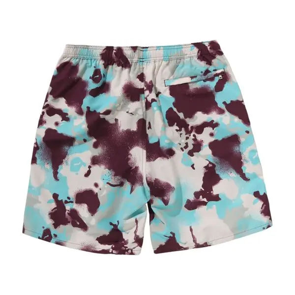 A BATHING APE Camouflage Print Beach Shorts