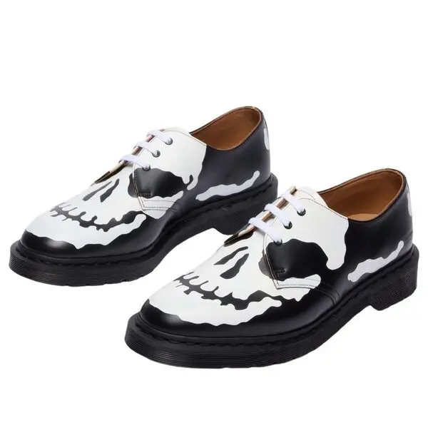 Dr. Martens 1461 Supreme Skull Graphic Lace Up Oxfords