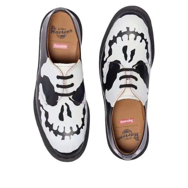 Dr. Martens 1461 Supreme Skull Graphic Lace Up Oxfords