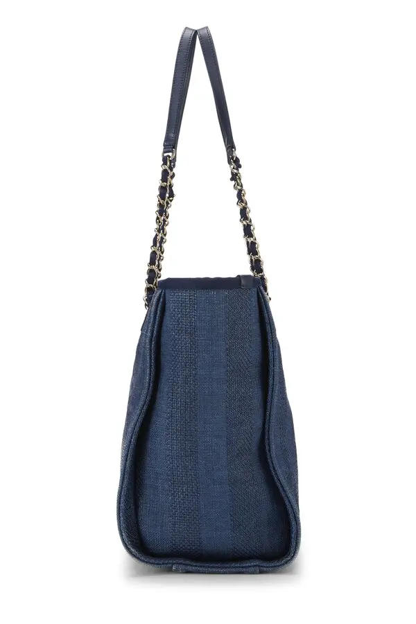 Chanel Woven Raffia Deauville Tote
