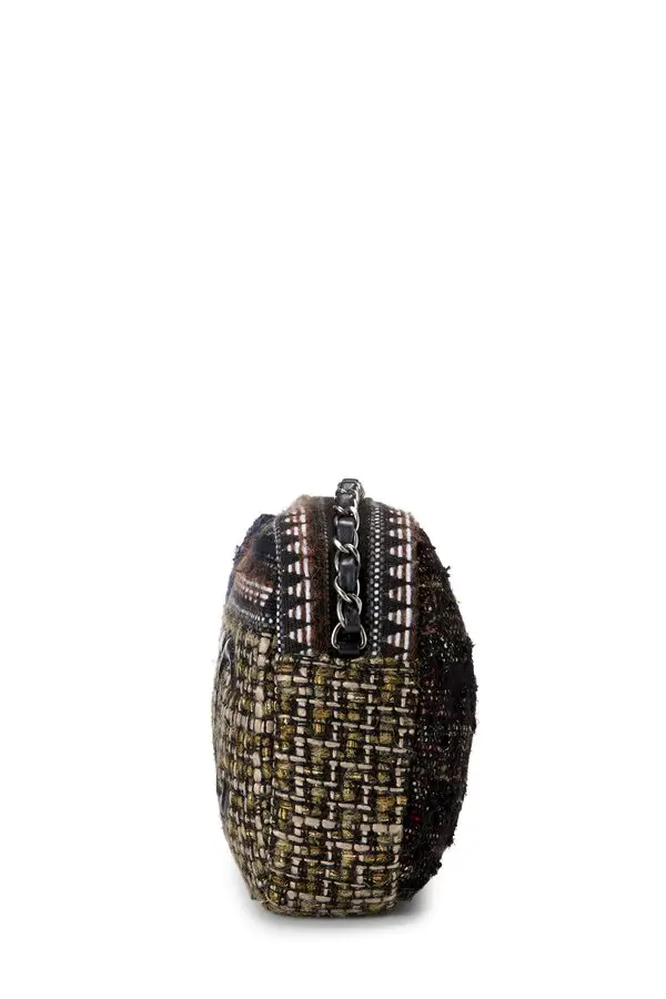 Chanel Multicolor Tweed Paris-dallas 'cc' Camera Bag