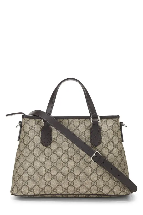 Gucci Gg Supreme Canvas Zip Tote