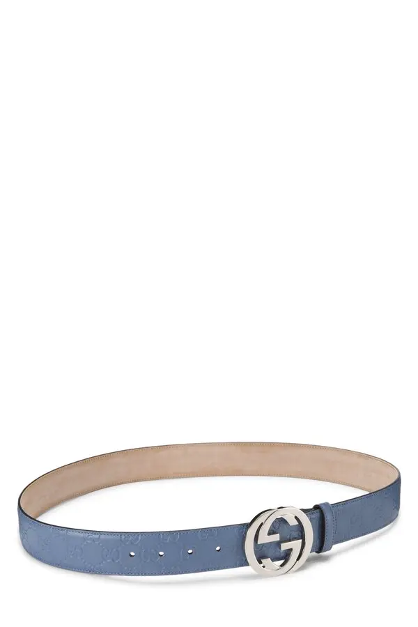 Gucci Ssima Interlocking Gg Belt 95