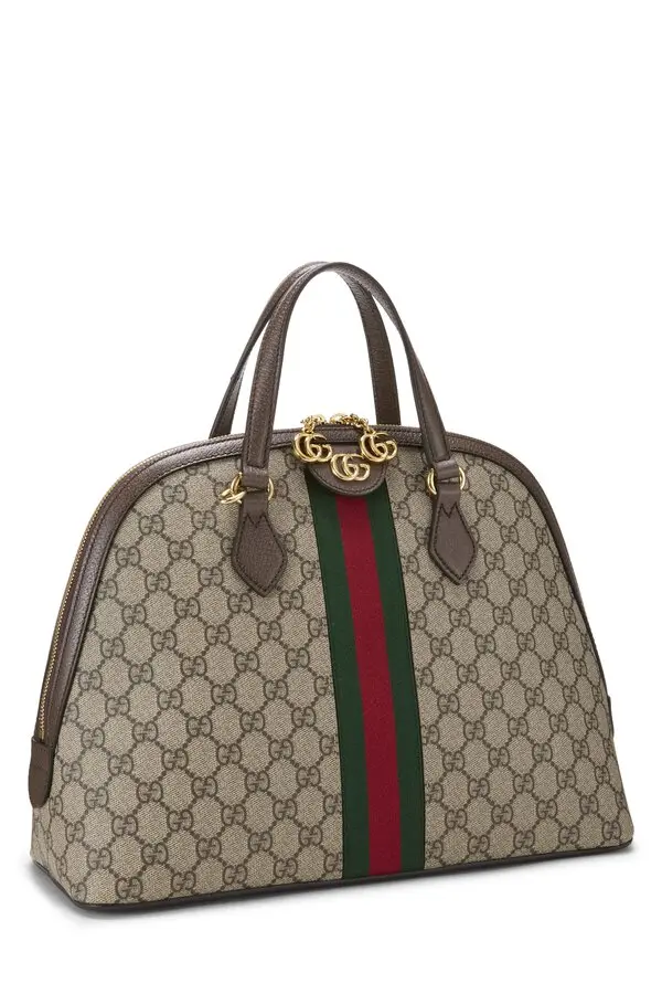 Gucci Original Gg Supreme Ophidia Dome Shoulder Bag